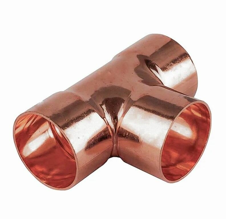 Тройник медный 7/8" 22,22 мм (упак. 1 шт.)