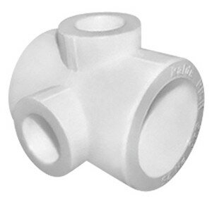 PPR-C Крестовина двухплоскостная полипропиленовая 40х25 2 шт.