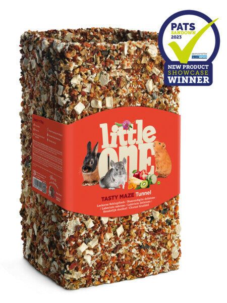 LITTLE ONE 2 шт по 200 г вкусная лазейка лакомство-туннель большой для грызунов