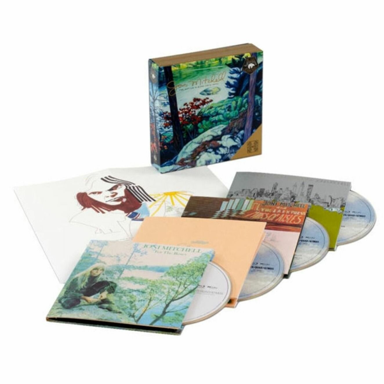 Музыка CD Joni Mitchell - The Asylum Albums (1972-1975) 4CD, Album, Box Set, Compilation