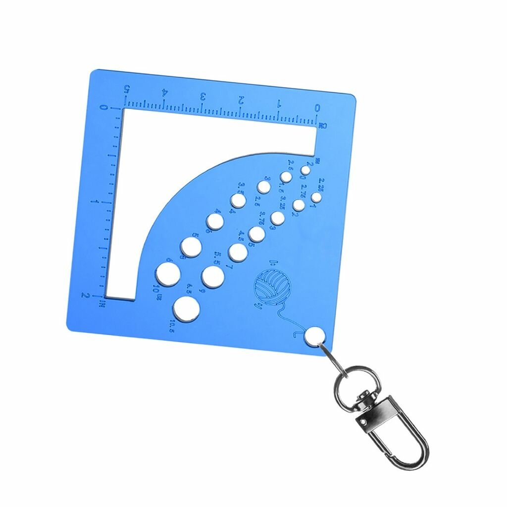 Линейка для измерения спиц с акриловым ключом