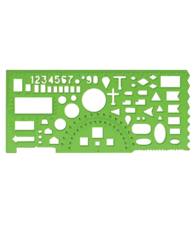 Линейка офицерская гибкая пластиковая