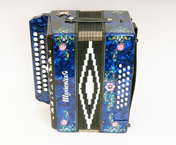 Шуйская Гармонь S32XL-A-BL Гармонь "Шуйская" 25х25-III-2, синяя