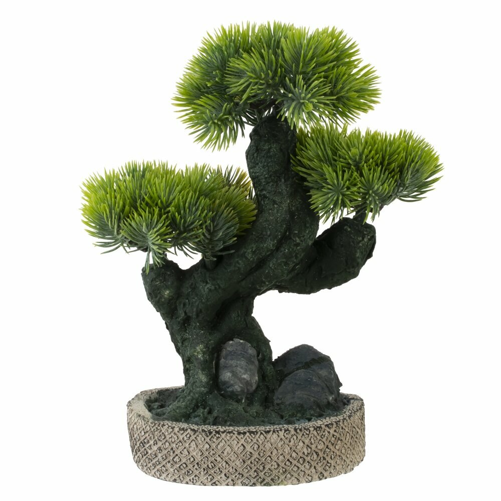 Цветочная композиция "Бонсай", L19 W12 H26 см