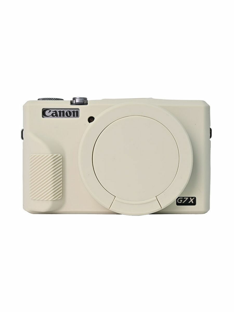 Силиконовый чехол для фотоаппарата Canon Powershot G7X Mark III G7XIII G7XM3 G7X3 белый