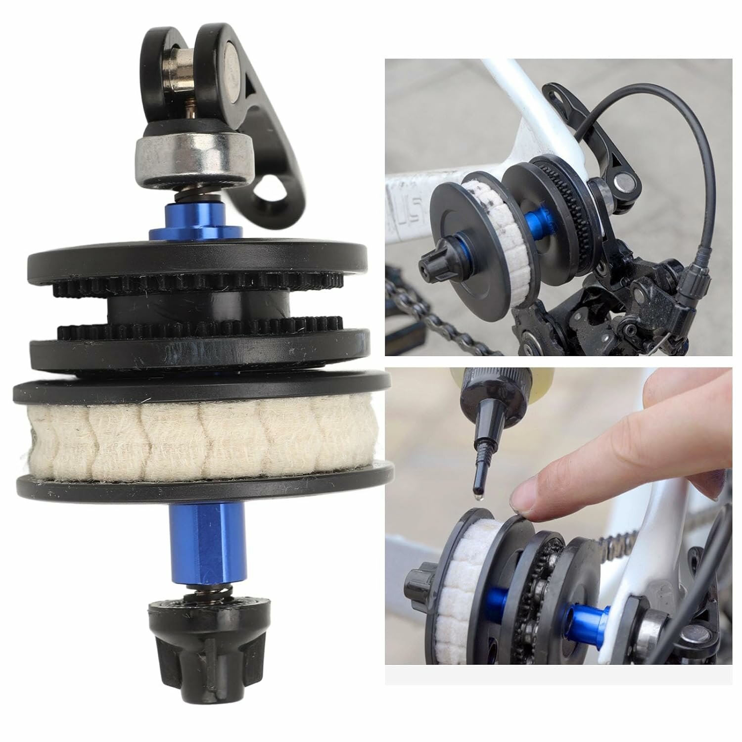 Держатель цепи велосипеда, для промывки и равномерного смазывания.