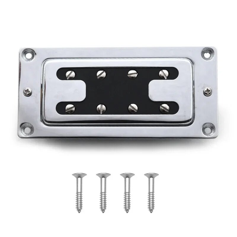 Звукосниматель для бас-гитары GETMUSIC Chrome 8 Hole