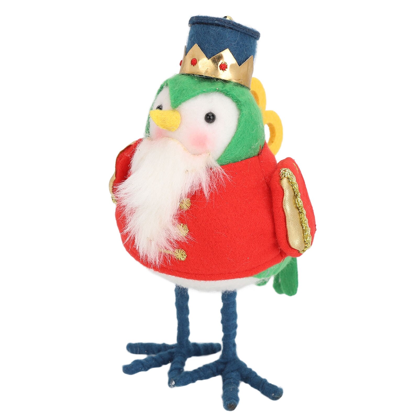 Рождественские птицы украшения стола Симпатичный плюшевый рождественский ткань птицы столовые украшения тип 3