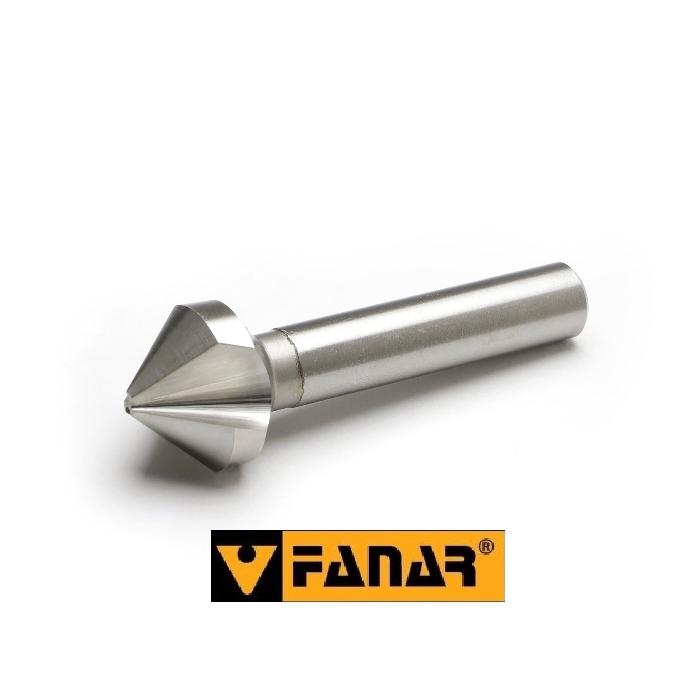 Зенковка с цилиндрическим хвостовиком DIN 335-C Ф16.5 90гр HSSE Fanar
