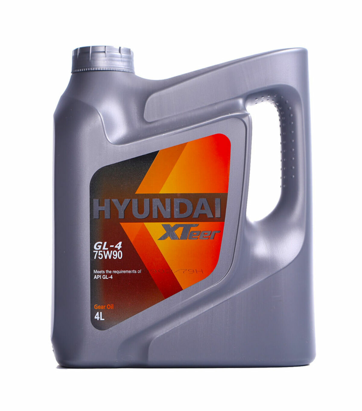 Масло Трансмиссионное Hyundai Xteer Gear Oil-4 75W-90, 4Л, Полусинтетическое Gl-4(Hyundai Xteer 1041435)