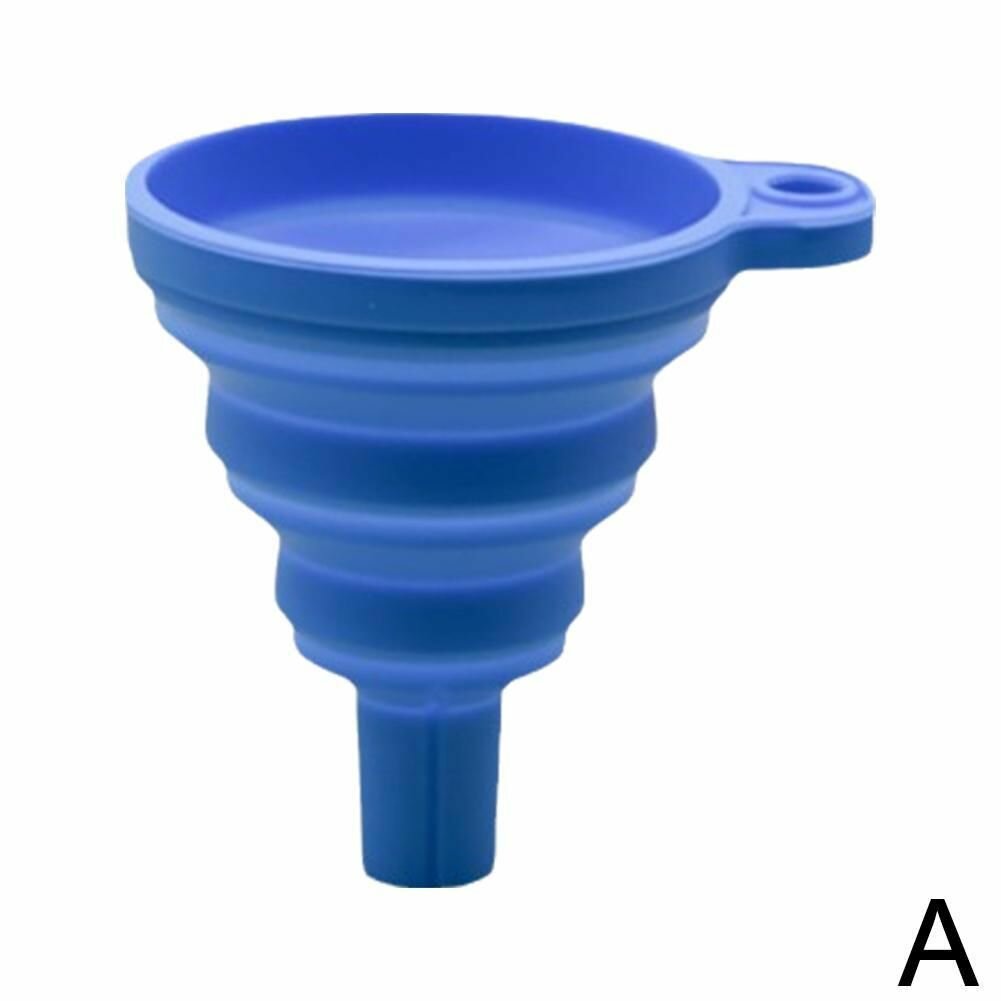 Складная автомобильная силиконовая воронка для разделения жидкостей, фильтрации