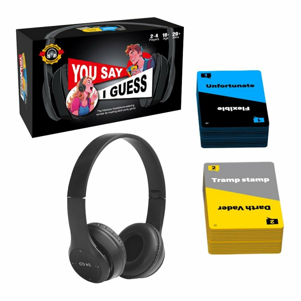 Настольная карточная игра Гарнитур - ты угадываешь, я отвечаю