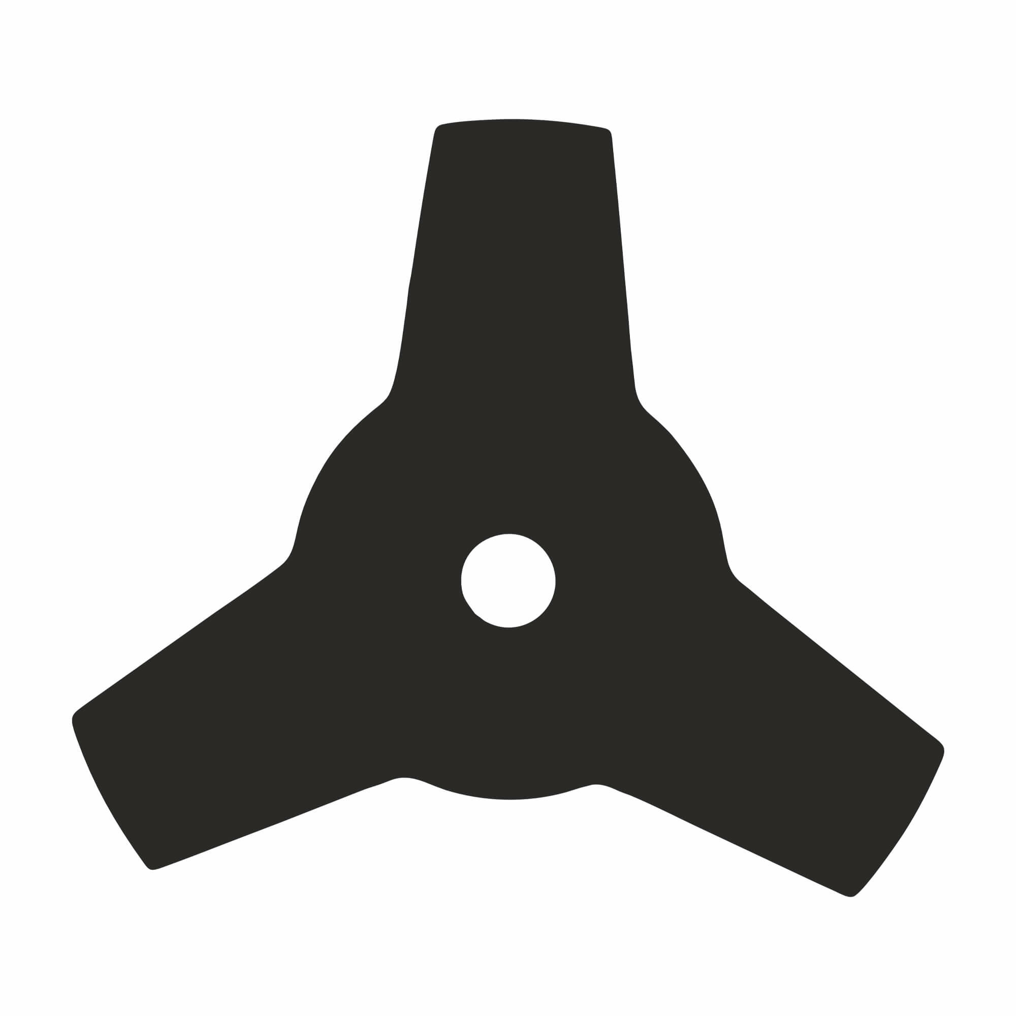 Нож для триммеров MAXPILER MX2550302 (3-х лопастной 255х25,4х1,2 мм, 3T)