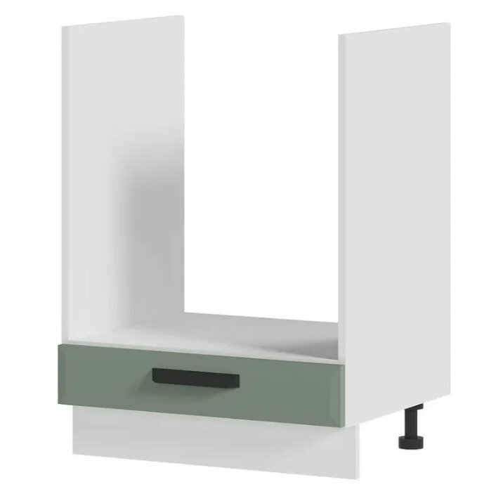 Кухонный напольный модуль, шкаф-тумба под духовку для кухни 60см - Суперматовый бриз (Без столешницы)