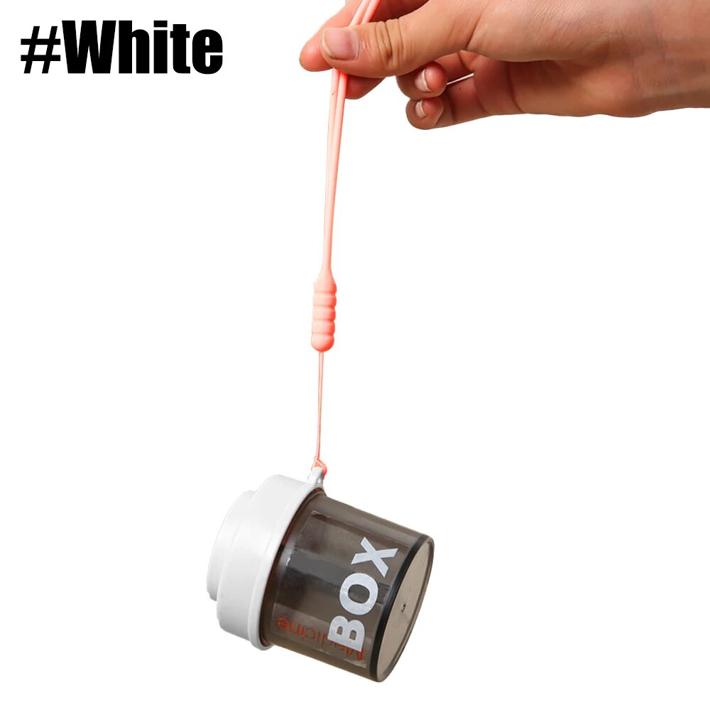 1 шт. портативный органайзер для бутылок с таблетками, коробка для таблеток с 4 отделениями, дорожный органайзер для таблеток с защитой от смешивания и широкими отверстиями