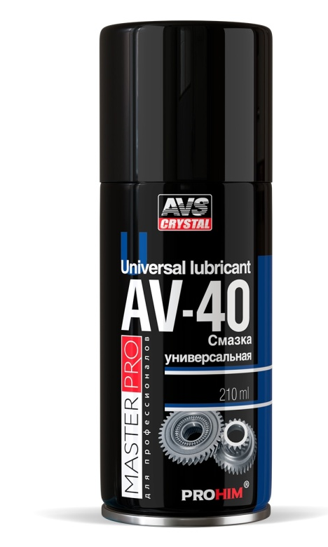 Смазка многофункциональная проникающая av-40 210 мл (аэрозоль) avs avk-341