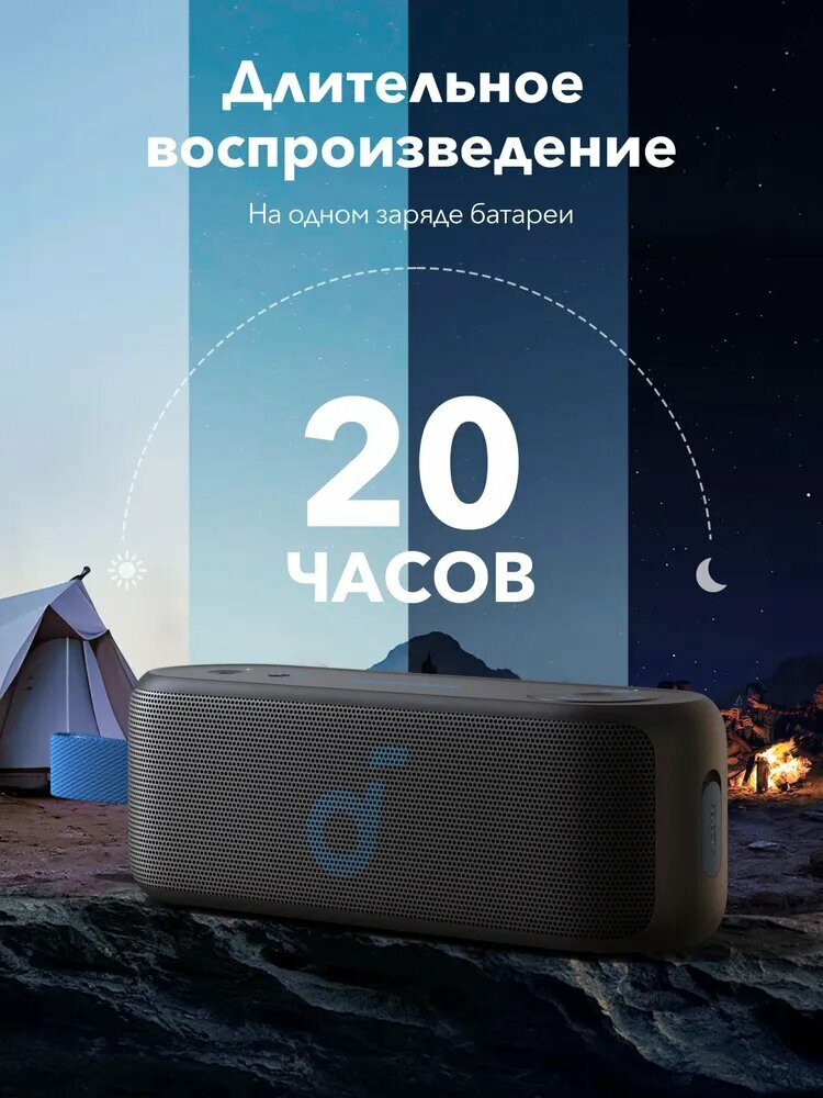 Портативная колонка Soundcore Select 3 A3172, поддержка Bluetooth