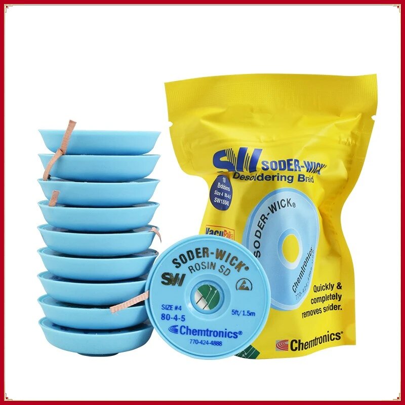 Антистатическая де-паяльная лента SODER 10 шт. 10x SW18025 1.5mm
