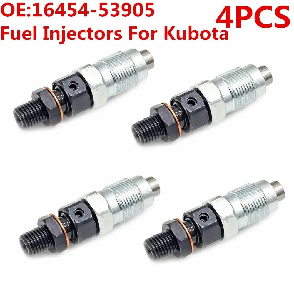 4шт 16454-53905 16454-53900 Топливные форсунки для двигателя Kubota V2203 V2003 V1903 D1703 L4600 M5400 KX121 KX161