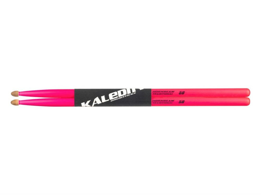 Kaledin Drumsticks 7KLHBPK5B Pink 5B Барабанные палочки, граб, флуоресцентные розовые