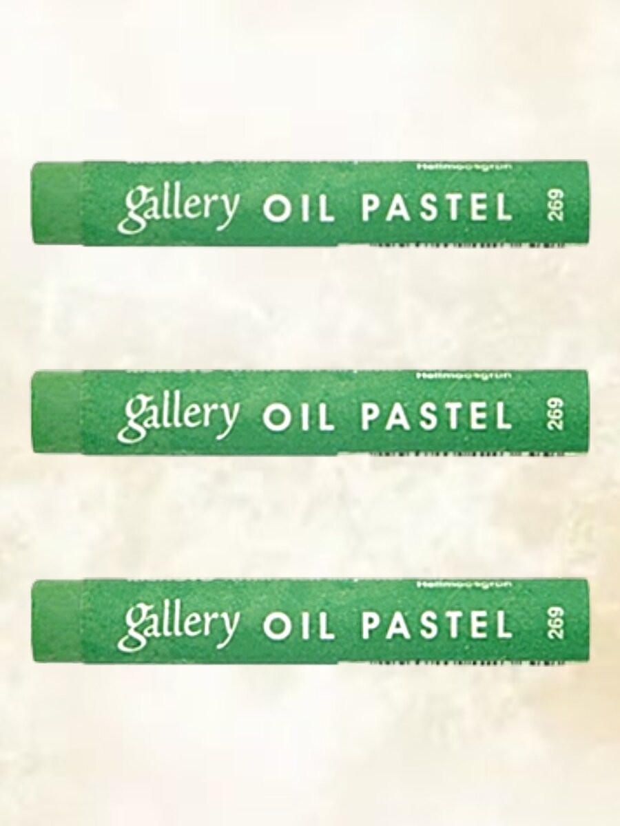 Пастель масляная мягкая профессиональная MUNGYO Gallery Светлый болотно-зелёный №269 (3шт)