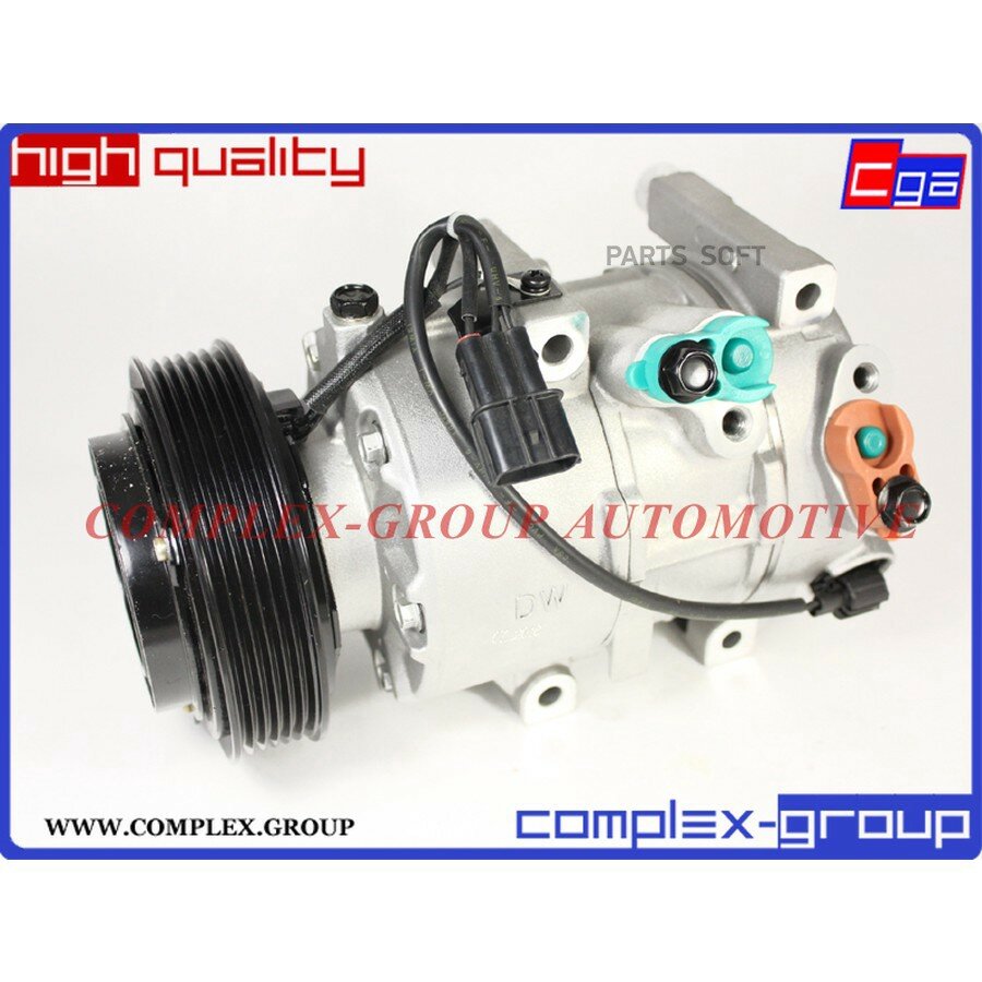 Компрессор кондиционера SPORTAGE IX35 TUCSON от официального дистрибьютора, CGA, артикул 13CC1111RA