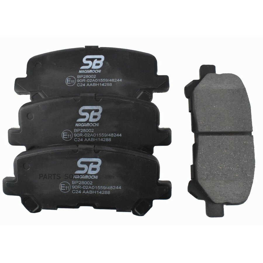 SB NAGAMOCHI BP28002 Колодки тормозные