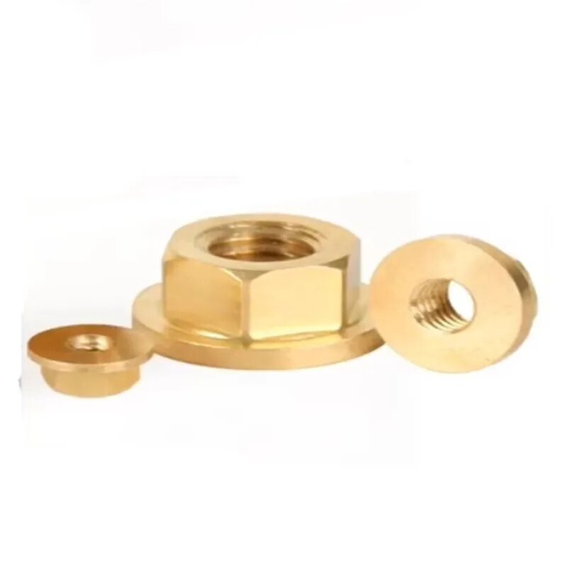 JARBLUE шестигранные зубчатые фланцевые гайки M3 M4 M5 M6 M8 M10 M12 2pcs M10xPitch1.5, белый