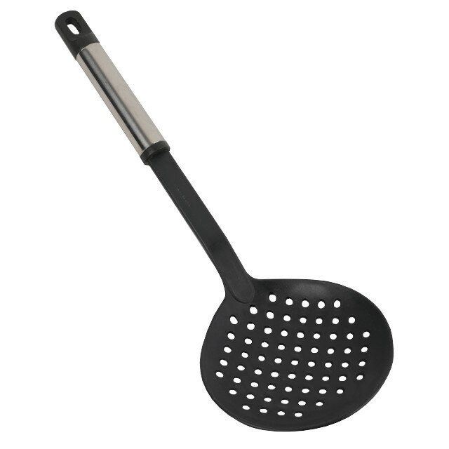 TODELIA шумовка нейлоновая Black 31 см для антипригарной посуды кухонный инструмент
