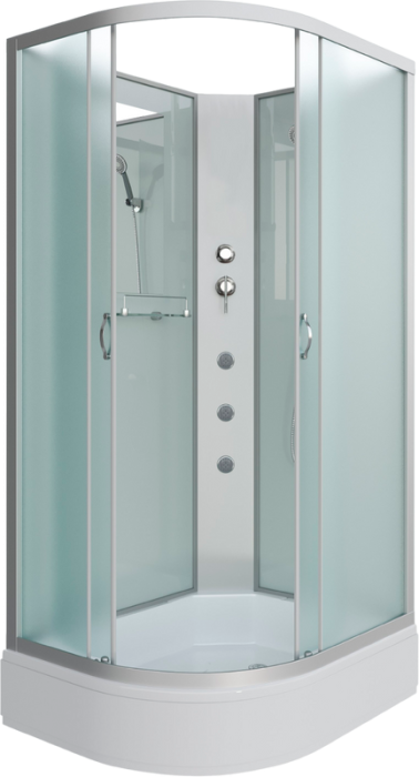 Душевая кабина Niagara Classic NG-33394-14RBKG 130х90 см, без крыши, с гидромассажем