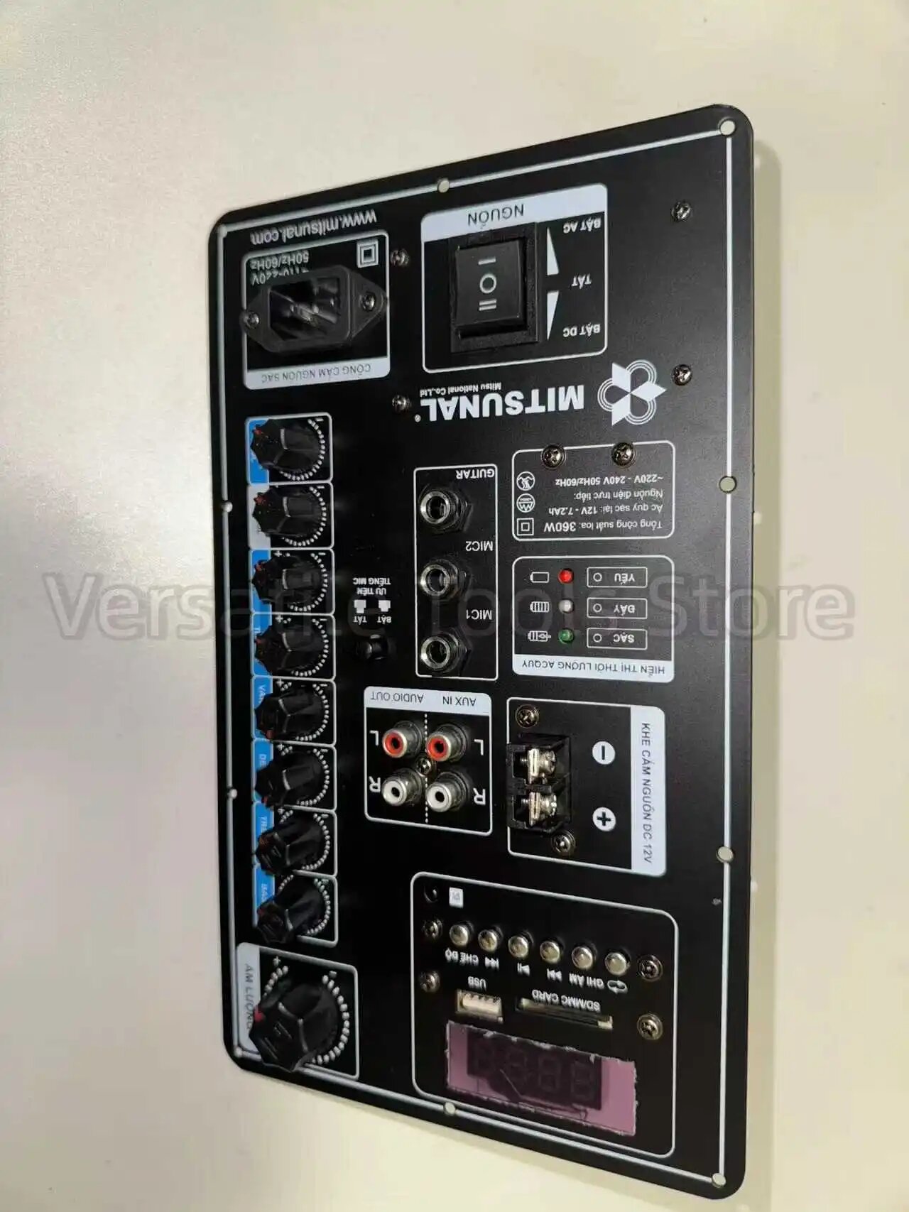 Усилитель аудио HXD-27 12В Bluetooth, Dual channel 506