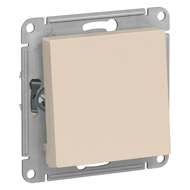 Переключатель 1-клавишный SYSTEME ELECTRIC Atlas Design 10А бежевый
