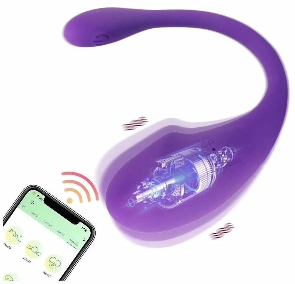 Виброяйцо Lovense Lush 3, фиолетовый, 18cm