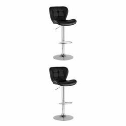 Stool Group Комплект из двух стульев порше черный NP механизм газ-лифт обивка сиденья из искусственной кожи, 92-103*46*56 см, арт. УТ000039098