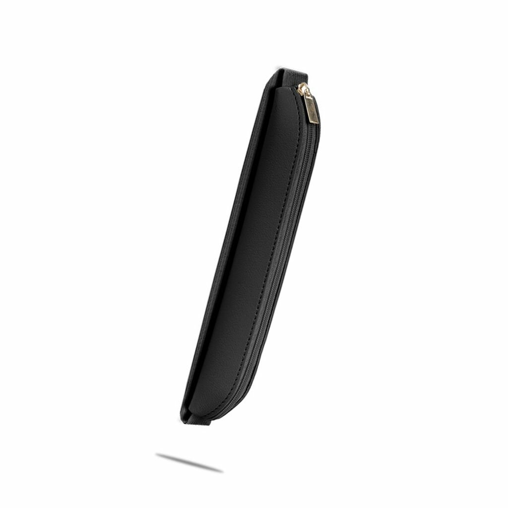 Кожаный футляр для ручек с регулируемыми резинками