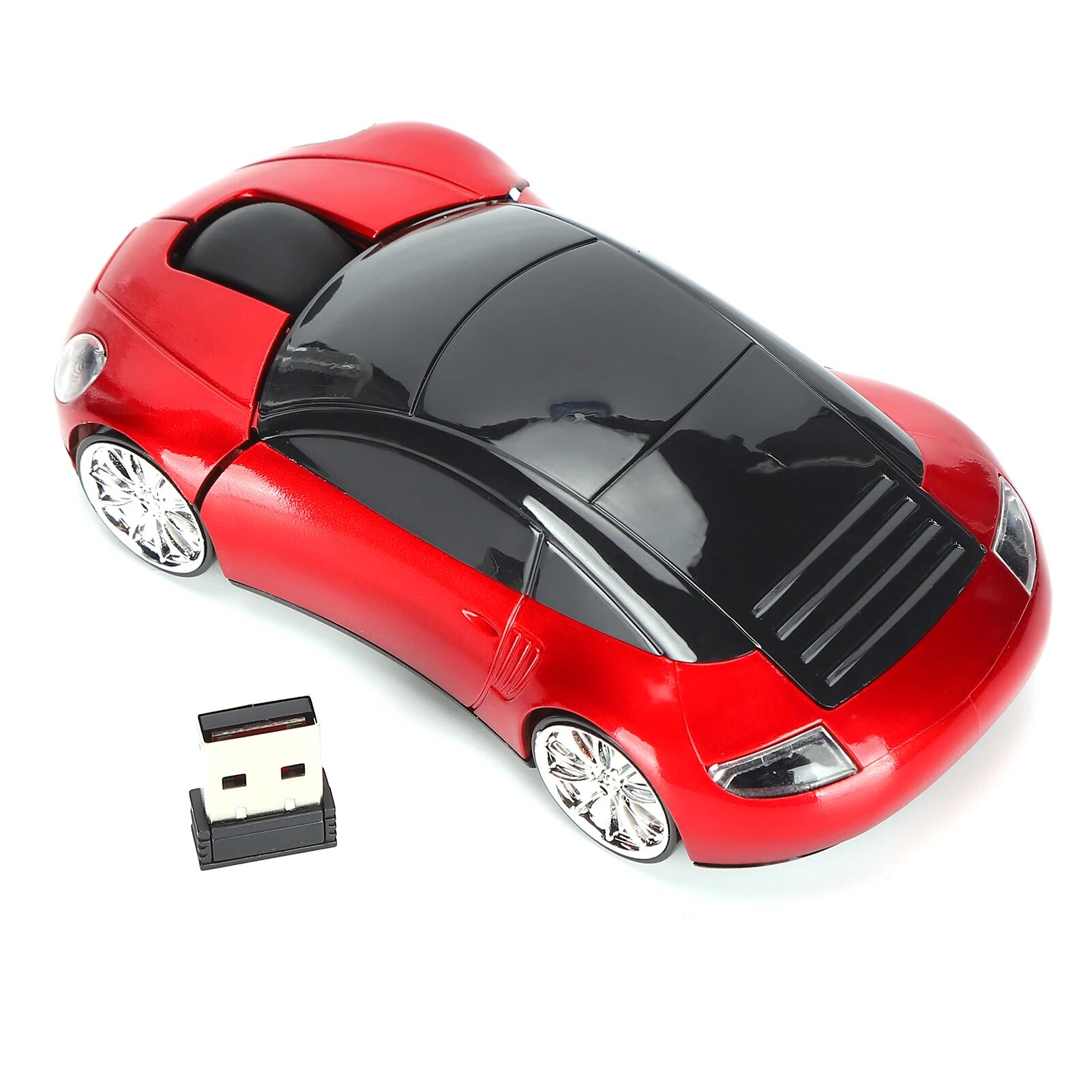 Беспроводная мышь VBESTLIFE Smart CarShaped 2.4ГГц Красный, Красный