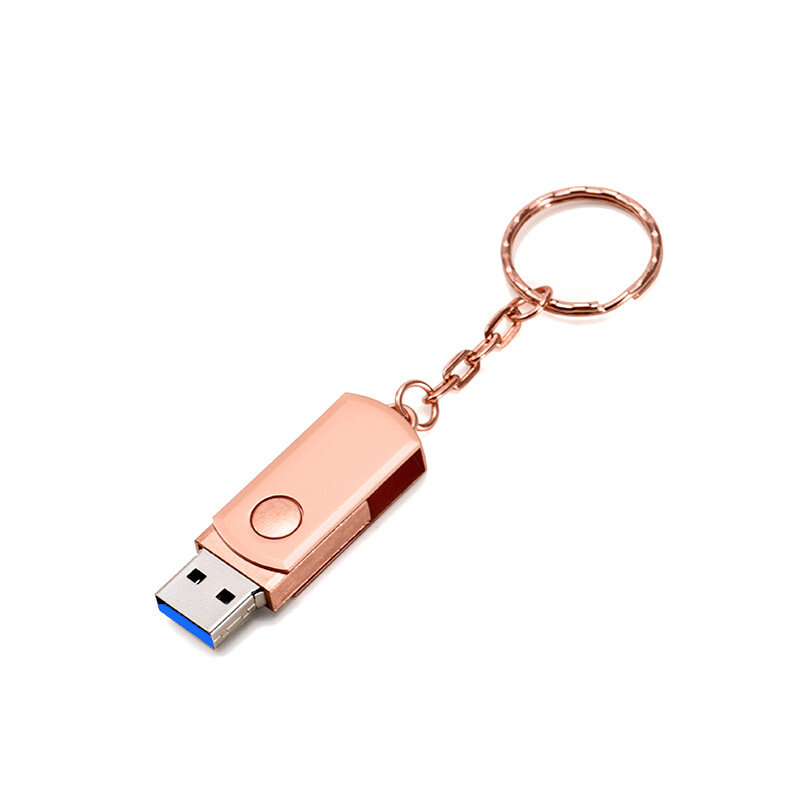Мини цветной вращающийся USB-накопитель высокой скорости реальная емкость USB-накопитель бесплатно брелок USB-накопитель бизнес-подарок 128 ГБ