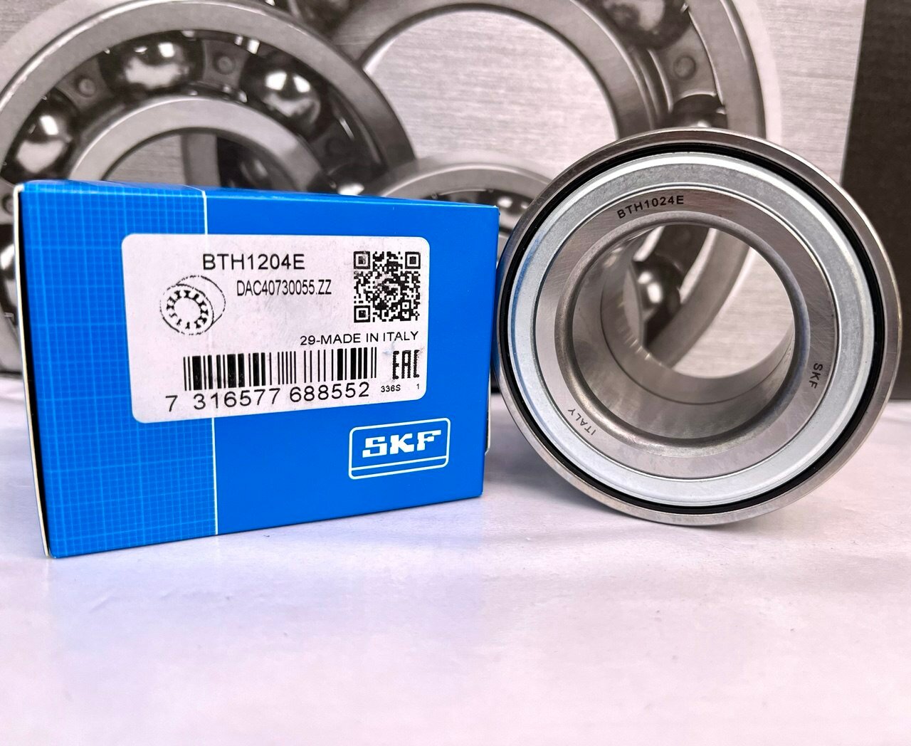 Подшипник передней ступицы (40х73х55) SKF BTH1024E под усиленный ступичный узел ВолгаАвто0Пром (Ивеко) IVECO, ВАЗ 2121, 21213, 21214, 2131, 2123 Шевроле Нива