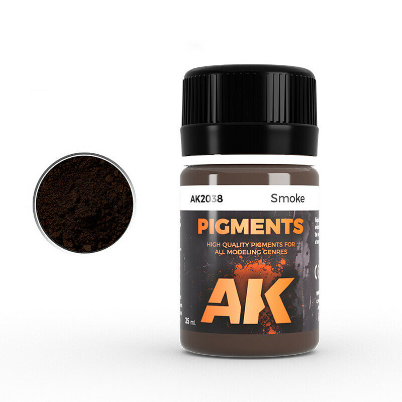 Аксессуар для Warhammer AK Interactive Pigments SMOKE AK2038 35 мл