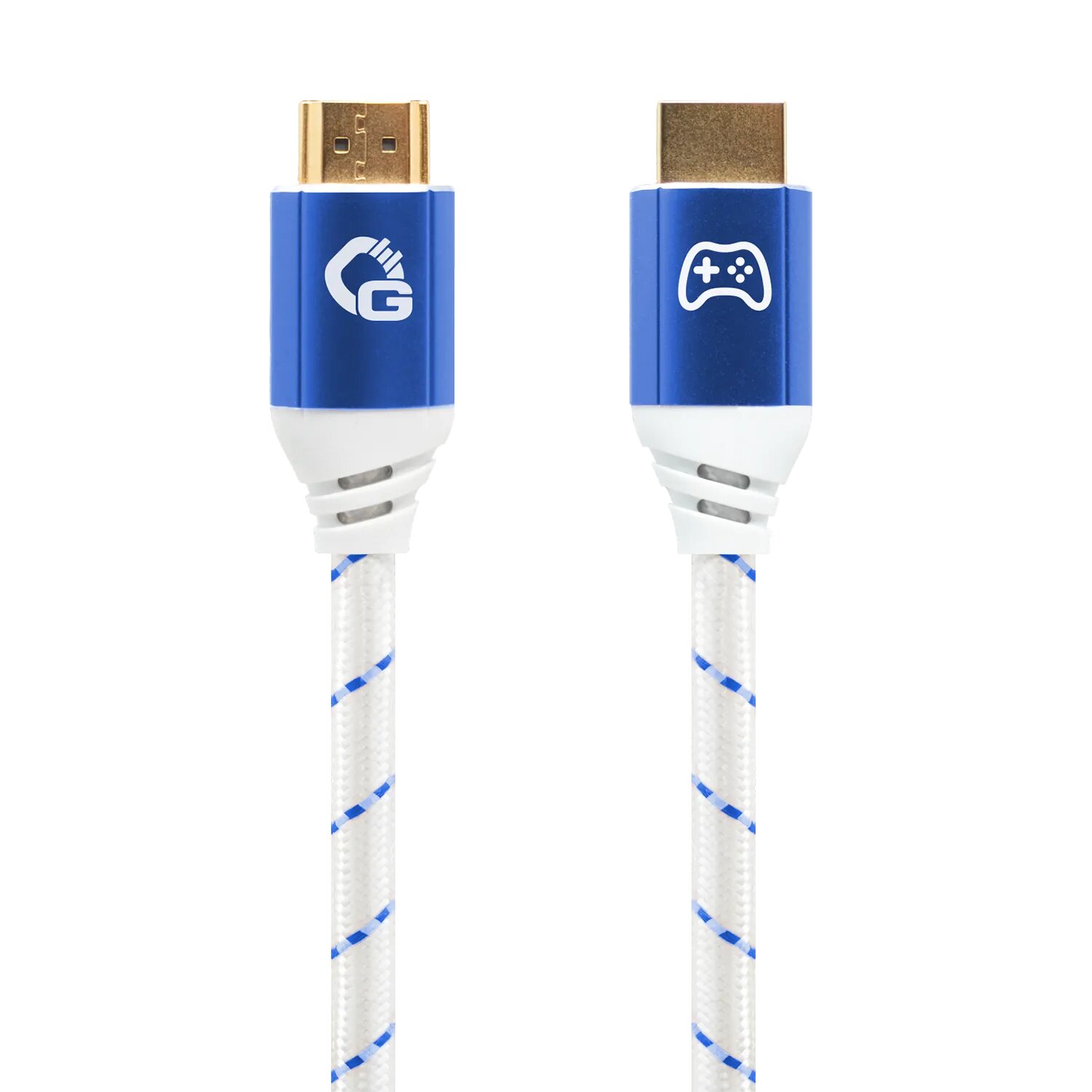 EXCELLENCE Gaming UHD Ultra High-Speed HDMI 2.1b cable 3,0m, Blue / White, D1C42554