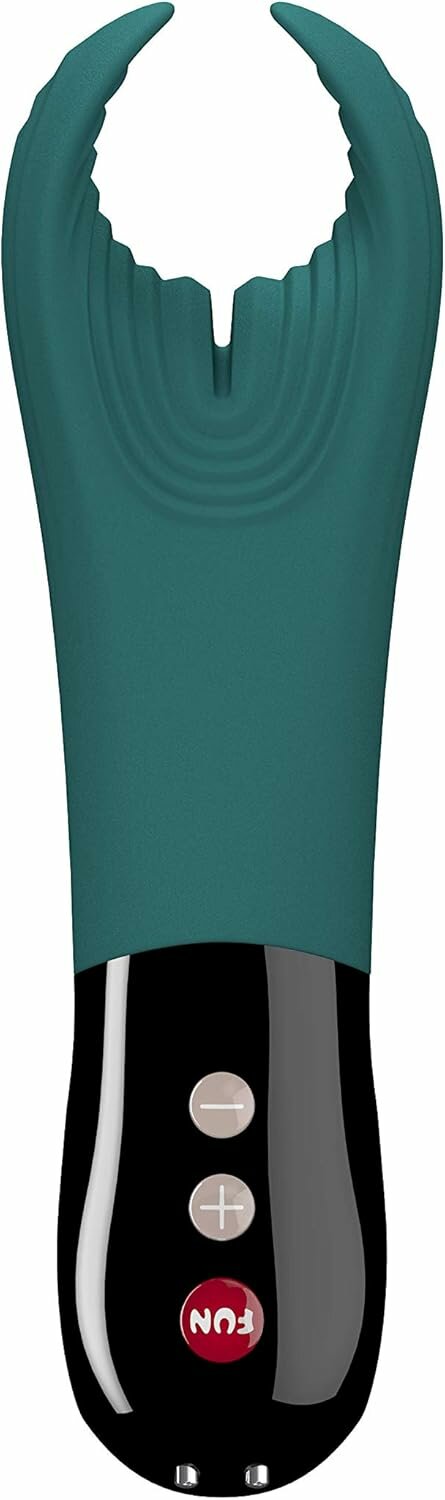 Fun Factory Manta мужской вибромастурбатор для пар, 12 режимов, бирюзовый, силикон