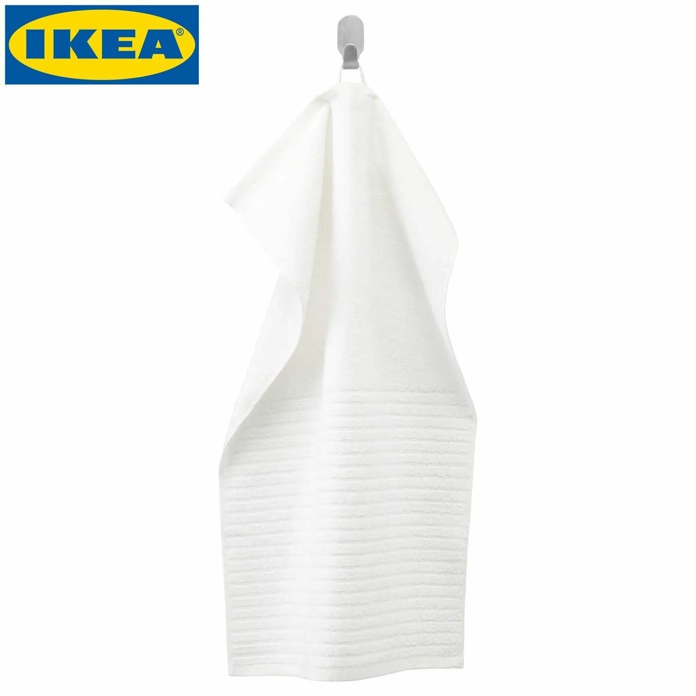Полотенце для лица и рук IKEA - VAGSJON (вогшён), из хлопка, 40 x 70 см, 1 шт
