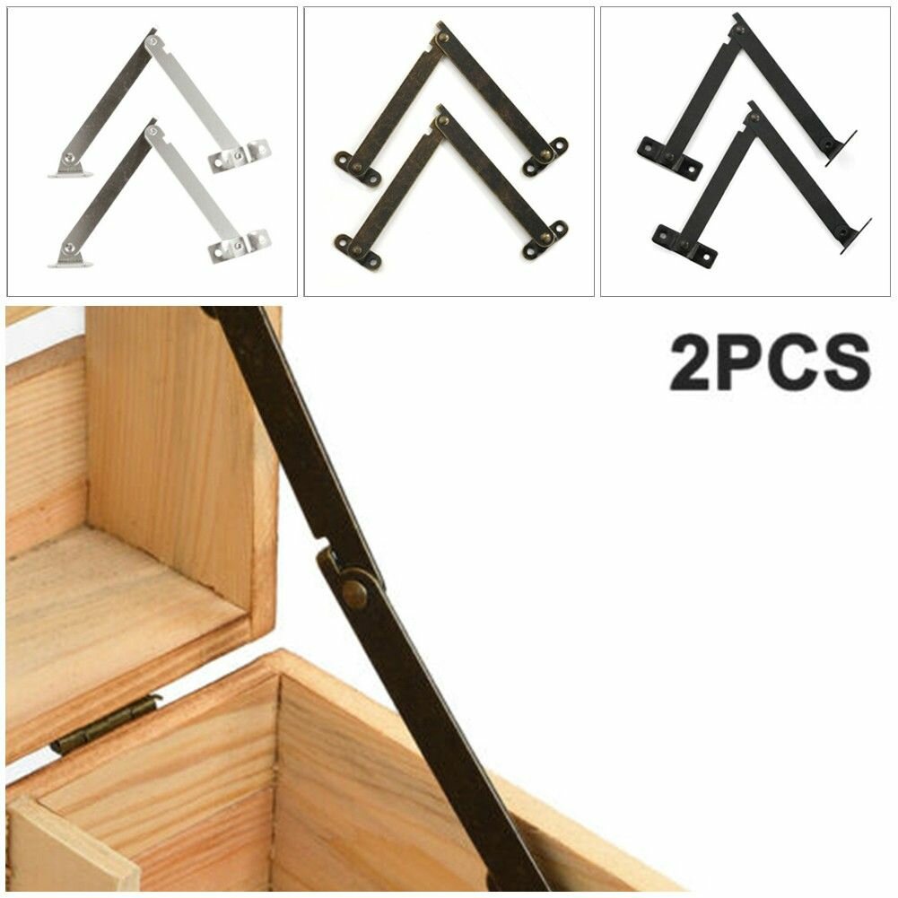Декоративная металлическая петля для крышки, 2 шт — бронза/серебро/чёрная бронза, для шкатулок, сундуков и шкафов