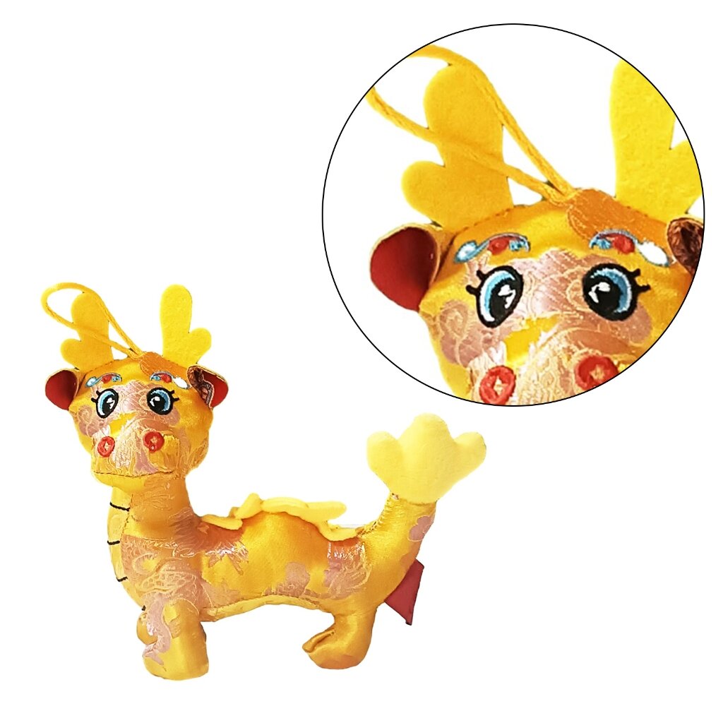 Китайский Зодиакальный Дракон Кукла Плюшевая Игрушка для Детей Фестиваль Дракона Милая Игрушка Для Объятий Мягкие Талисманы Китайский Подарок На Новый Год