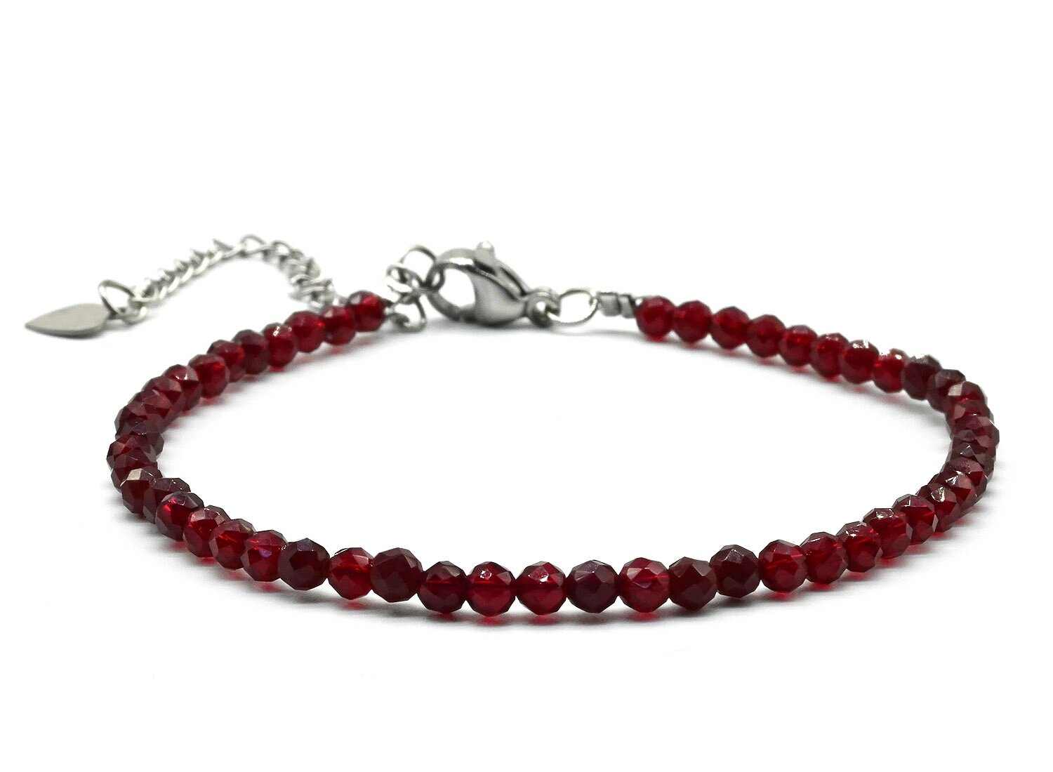 Браслет-цепочка, циркон