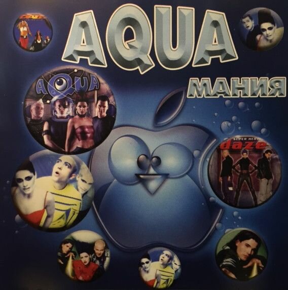 Aqua, Daze, Hit 'n' Hide, Toy Box. Аqua Мания (RU, заводской диск) CD