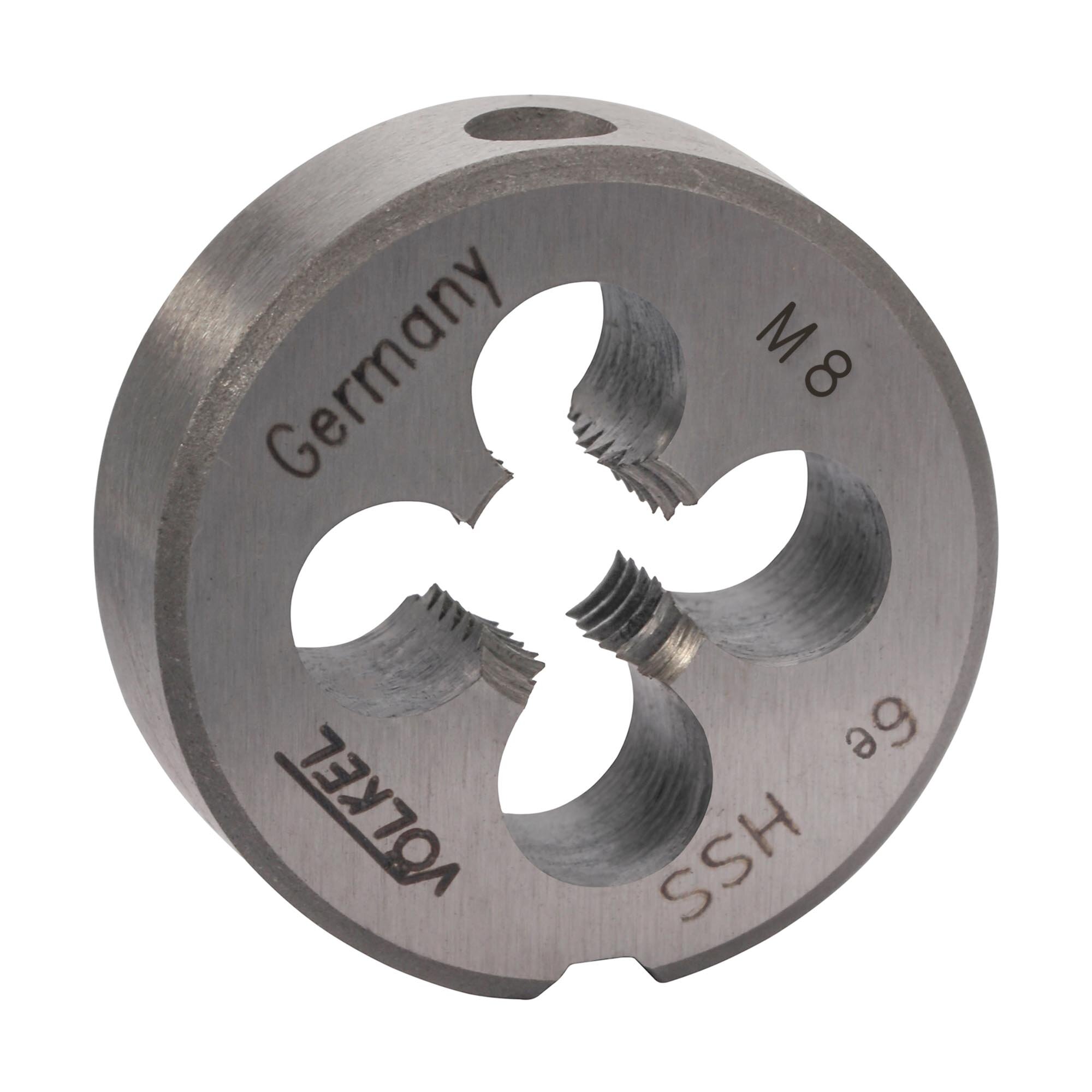 Плашка Volkel М8х1,25 HSS DIN EN 22568 6e 25х9мм V27511