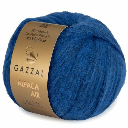 Пряжа Gazzal Alpaca Air 104 синий (4 мотка по 50г/150м)