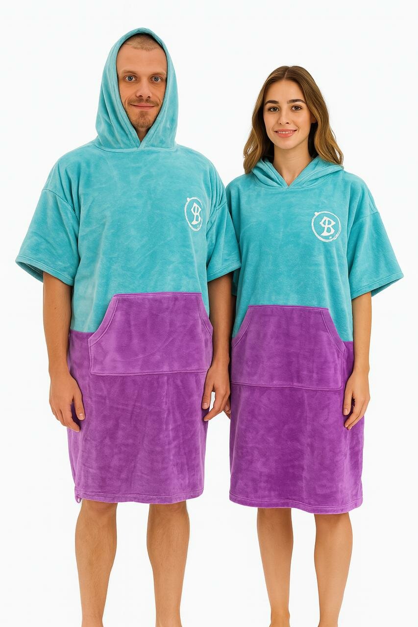 SKILLBOARD Пончо - полотенце для серфинга из микрофибры