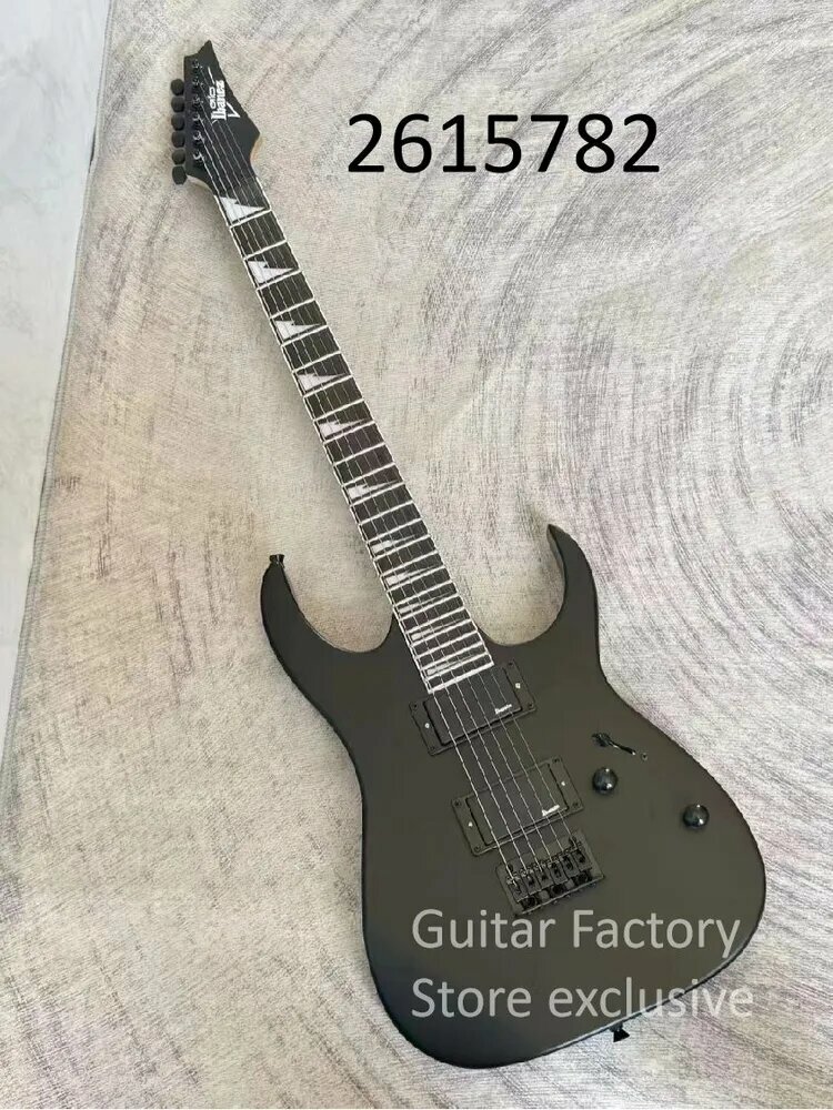 Электрогитара Ibz 7V Двойная встряска/ Персонализированные цветочные узоры на водном трансфере